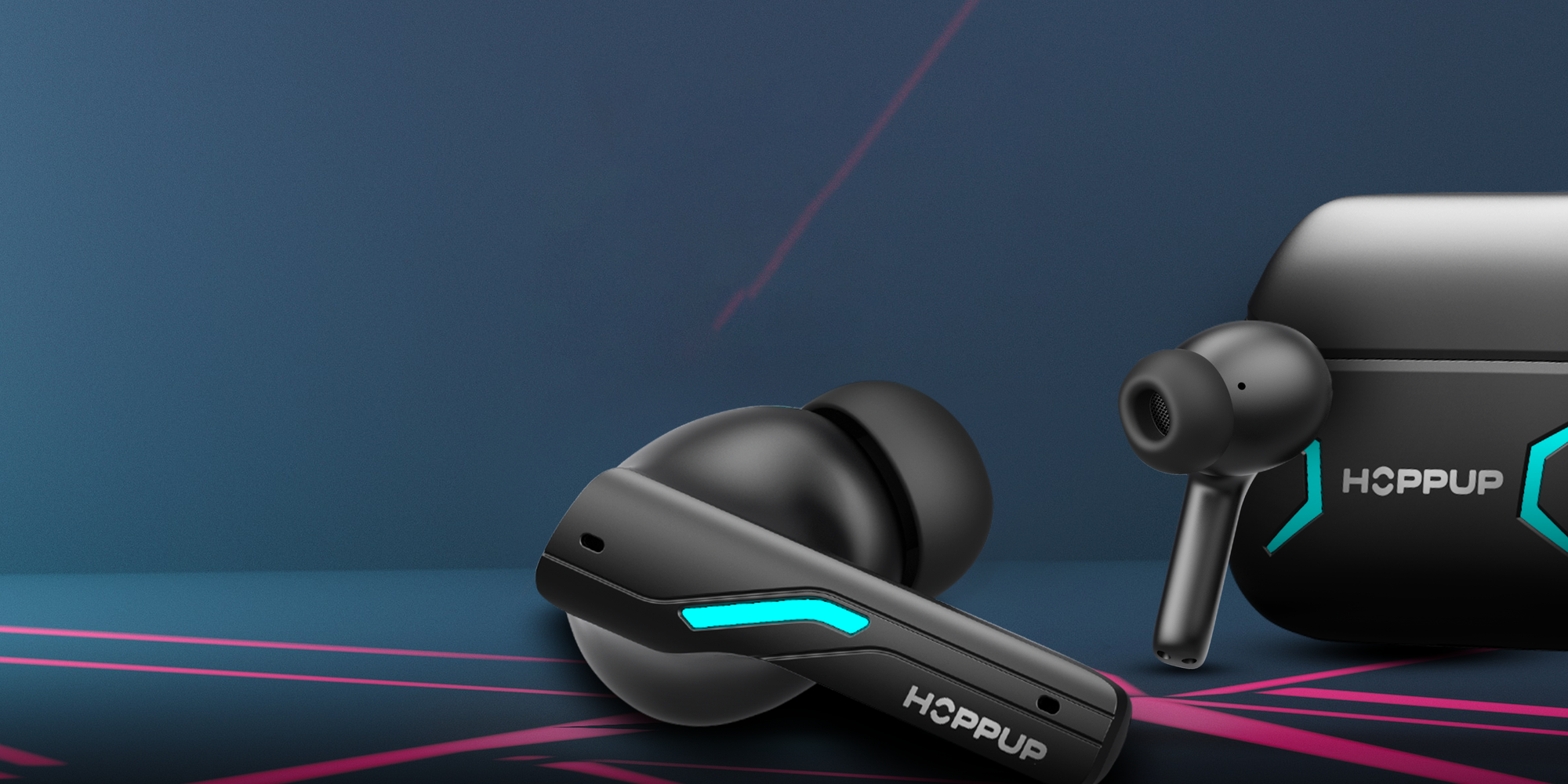 HOPPUP | TWS | Wireless Headsets | Bluetooth Earphones | Neckband
